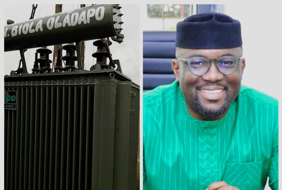 Ondo lawmaker, Oladapo, makes history, donates transformer to Community ...